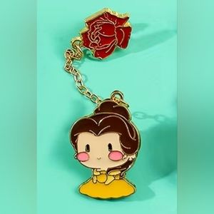 Disney | Jewelry | Disneys Beauty And The Beast Belle Inspired Pin ...
